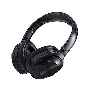 Noise Cancelling Headphones Wireless Bluetooth Foldable Over Ear Headphones with Microphone 40H Playtime Deep Bass Memory Foam Ear Cups for Laptop,TV,Travel,Work