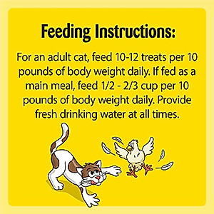 TEMPTATIONS Classic Crunchy and Soft Cat Treats Tasty Chicken Flavor, 30 oz. Tub (Packaging May Vary)