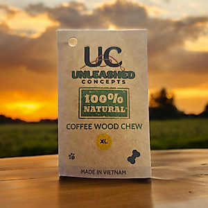 Unleashed Concepts Natural Coffee Wood chew for Dogs (Small)