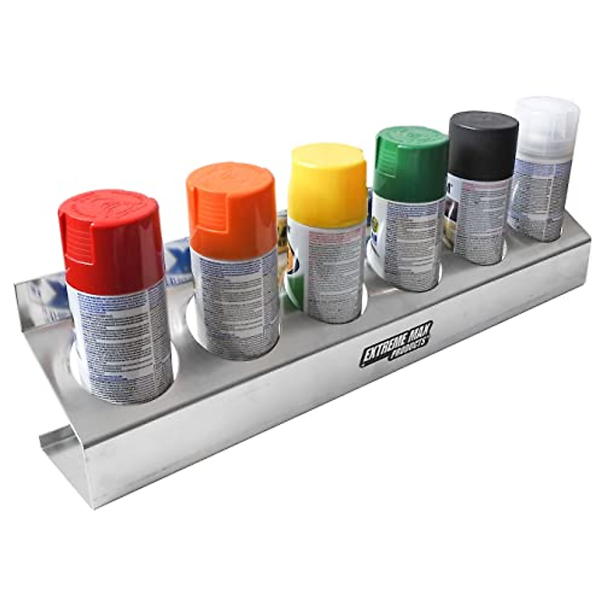 Extreme Max 5001.6085 Aluminum Aerosol Storage Shelf for Enclosed Trailer Shop Garage Storage - 6-Can Capacity