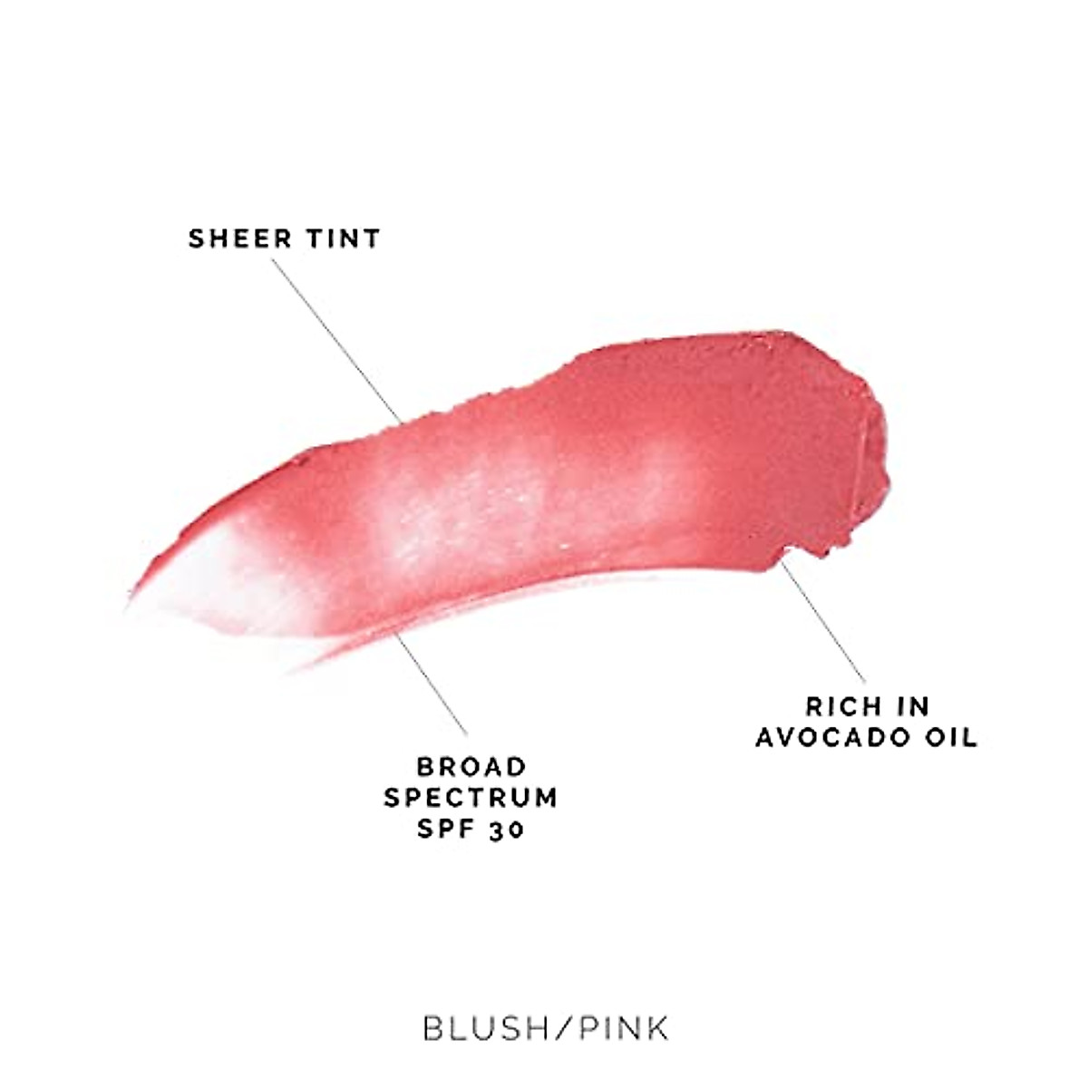 MDSolarSciences Tinted Lip Balm SPF 30 – Sheer Hydrating Sunscreen for Lips – Vegan, Gluten Free Lip Makeup with Naturally Moisturizing Shea Butter and Avocado Oil, Blush, 0.15 Oz