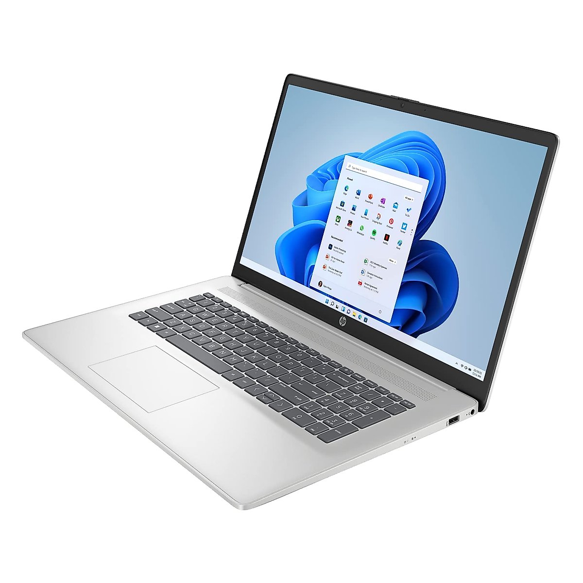 HP 2023 Business Laptop 17.3" FHD IPS 10-Core 13th Intel i7-1355U 32GB DDR4 1TB SSD Intel Iris Xe Graphics Wi-Fi 6 HDMI USB-C Bluetooth Fullsize Keyboard Windows 11 Pro w/ONT 32GB USB
