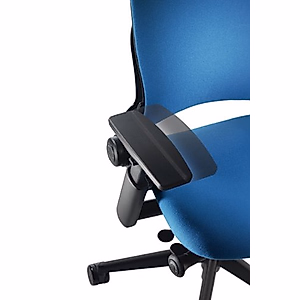 Steelcase Leap Office Chair, Black Frame and Buzz2 Navy Fabric