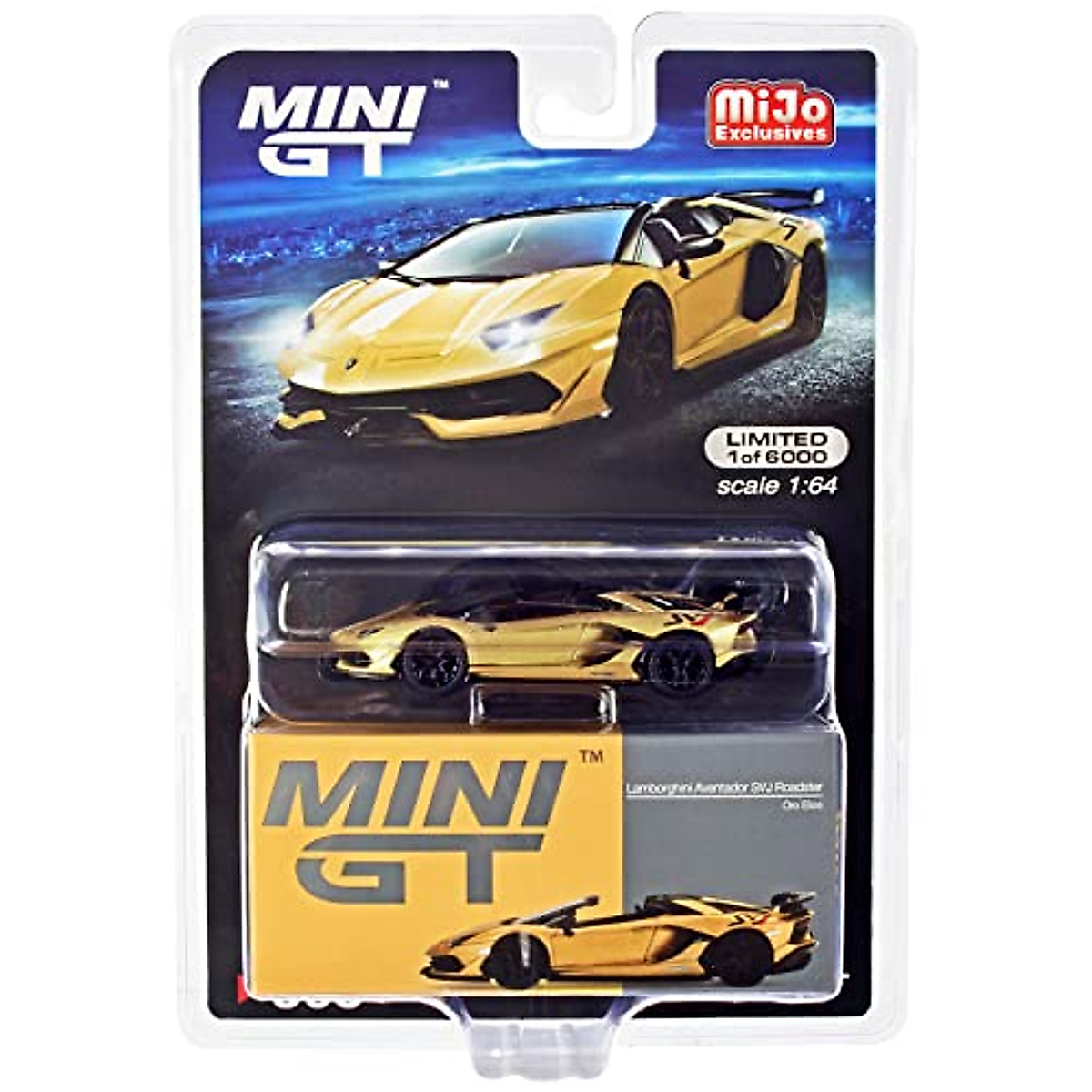Truescale Miniatures Lambo SVJ Roadster Oro Elios Gold Metallic Limited Edition to 6000 Pieces Worldwide 1/64 Diecast Model Car by True Scale Miniatures MGT00363