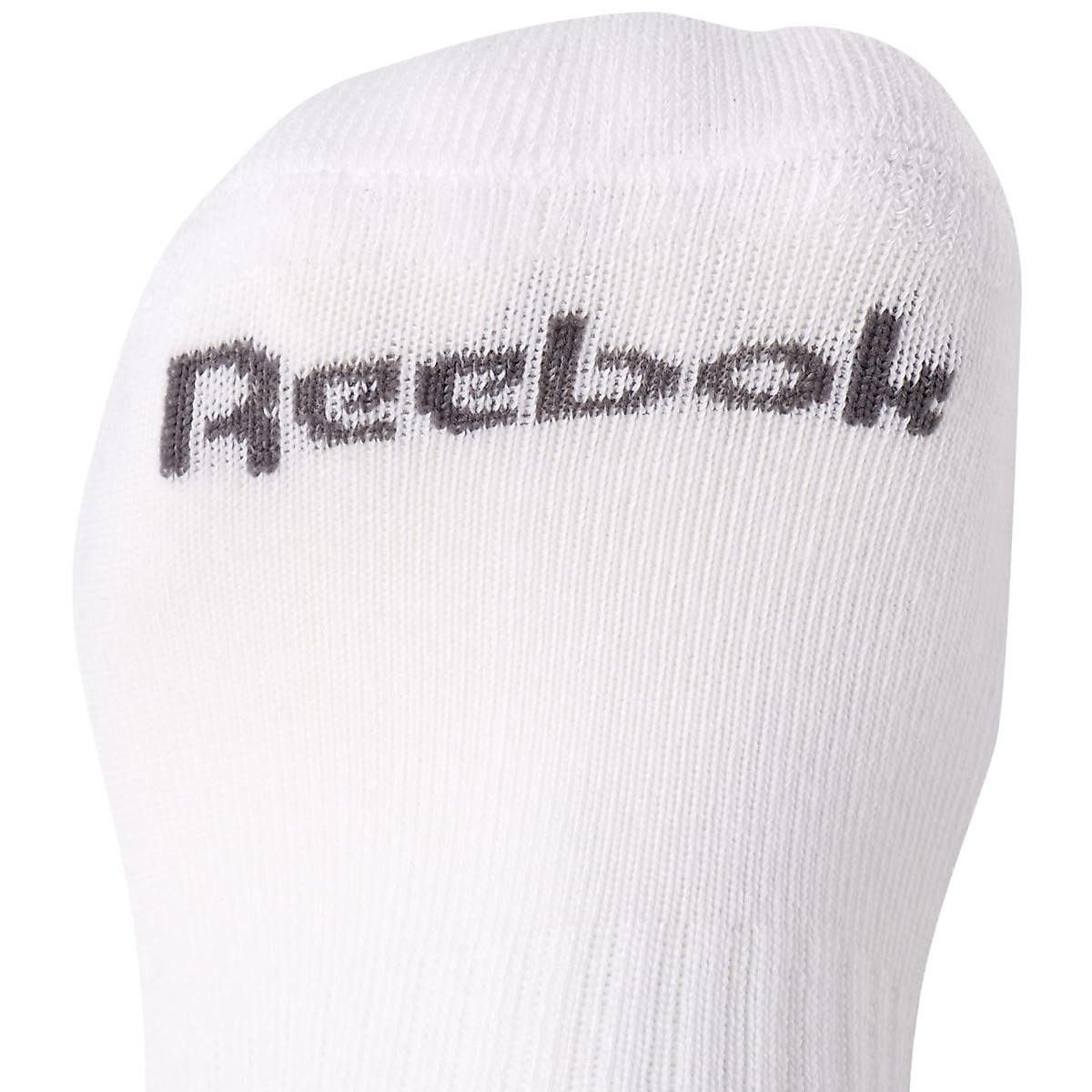 Reebok Men's Quarter Socks - 6 Pack Cushion Quarter Cut Ankle Socks for Men - Breathable Men's Athletic Socks (Size 6-12.5), Size 6-12.5, White Logo