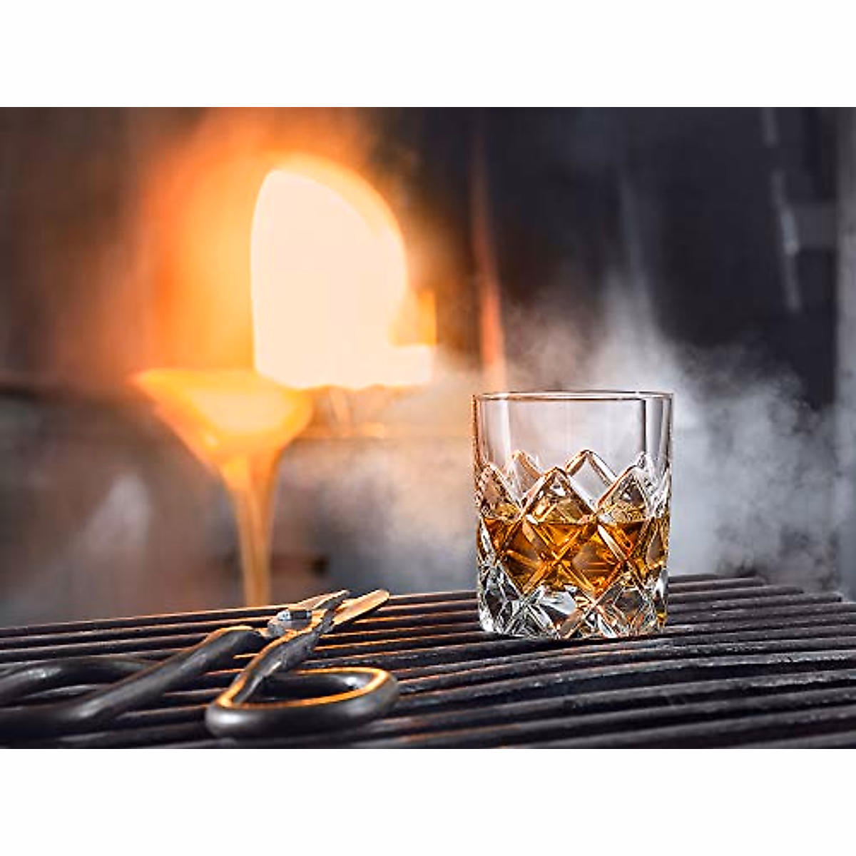 Orrefors Sofiero 8.44 Ounce Old Fashioned Glass, Pair , Clear -