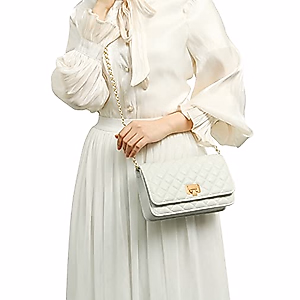 Time Pawnshop Women Shoulder Bag Quilted Crossbody Purse Designer Lattice Leather Chain Bag