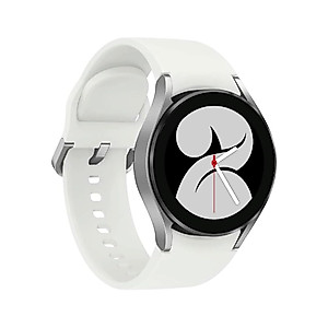 SAMSUNG Electronics Galaxy Watch 4 40mm Smartwatch with ECG Monitor Tracker for Health Fitness Running Sleep Cycles GPS Fall Detection Bluetooth US Version, Silver (Renewed)