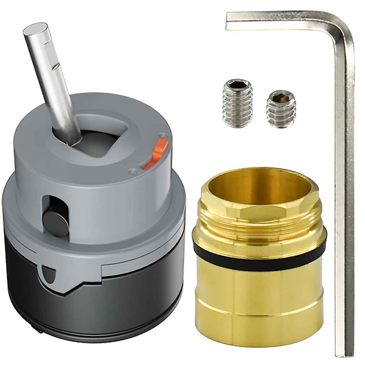 RP50587 Cartridge Replacement for Delta Single Handle Lavatory and Kitchen Faucets with DIAMOND Seal Technology (36mm Motion Cartridge), Includes RP51503 Bonnet Nut and Wrench.