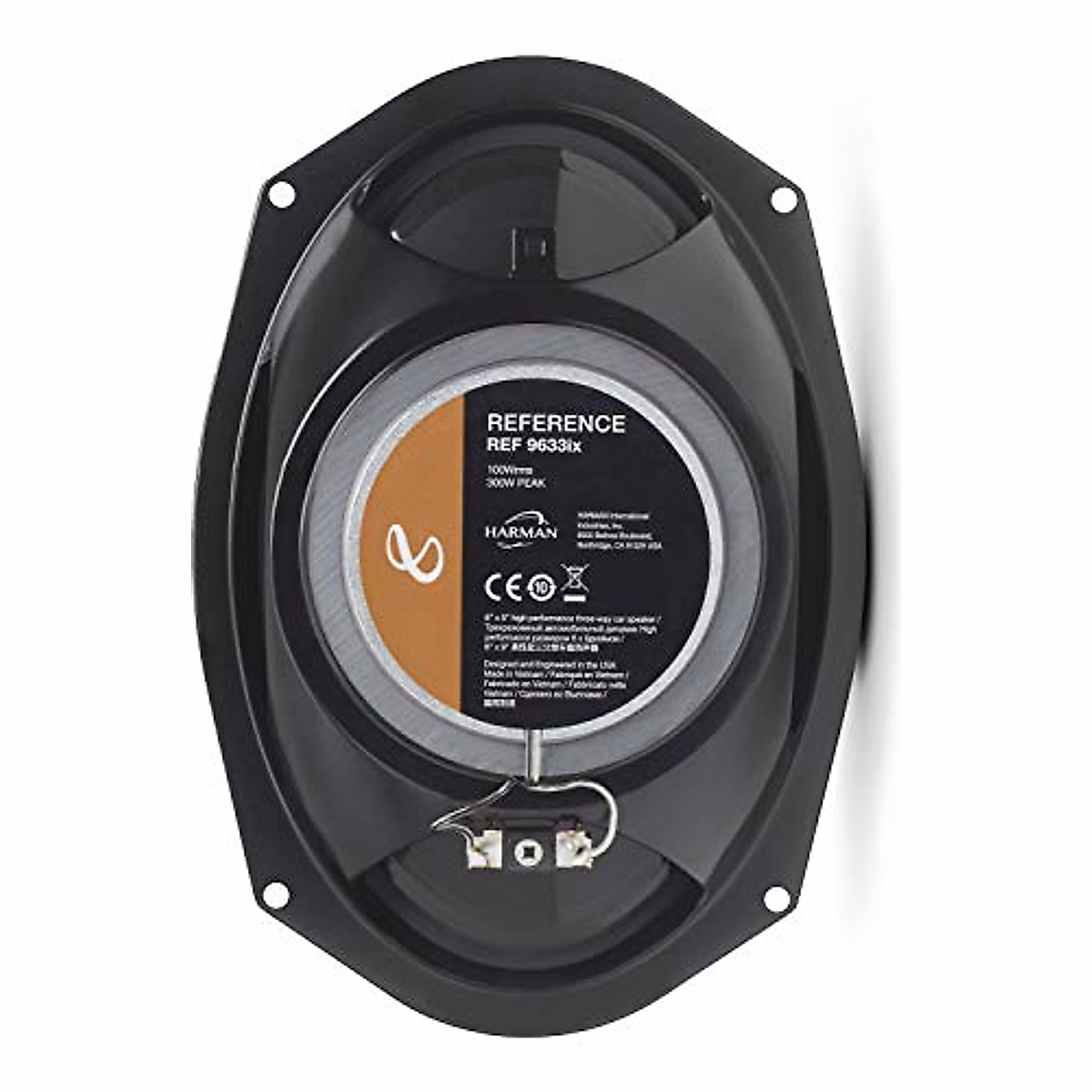 Infinity Reference REF-9633IX 6x9 3-Way Coaxial Speakers (300 WATTS 100 RMS)