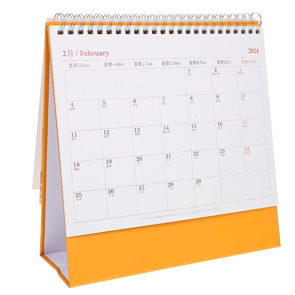 MAGICLULU Decor Office Table Calendar Office Standing Calendar Tabletop Standing Calendar Office Monthly Calendar Small Calendar Monthly Calendar Ornament Home Supply Household Products Desk