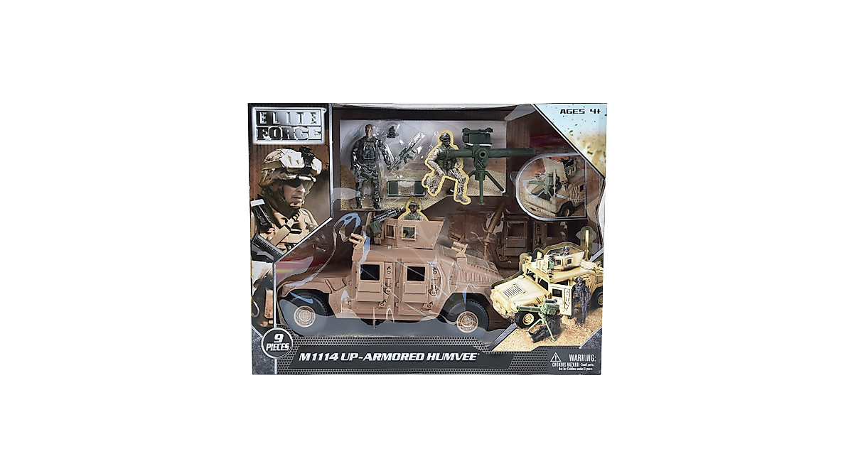 Up-Armored Humvee Playset - Realistic Military Toy