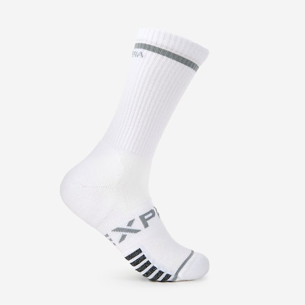 Thorlos Unisex T1CXU Tennis Thin Padded Crew Sock, White, Medium