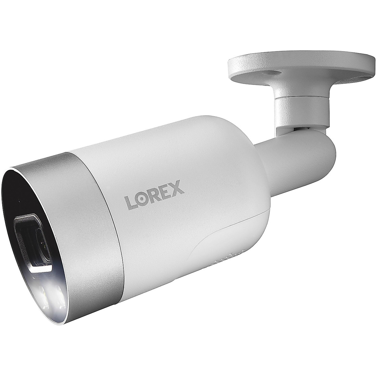 Lorex E891AB-E 4K Ultra HD Smart Deterrence IP Camera with up to 150ft Color Night Vision and 111 Degrees Field of View
