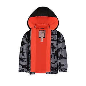 Carter's Baby Boy Two Piece Snowsuit, Heather Grey, 18 Months