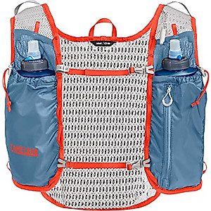 CamelBak Trail Run Hydration Vest 34 oz, Captain's Blue/Spicy Orange