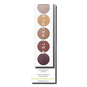 W3LL PEOPLE - Vegan Power Palette Neutral 5 Pan Eyeshadow Palette | Plant-Based, Cruelty-Free Clean Beauty (0.26 oz | 75 g) (Taupe)