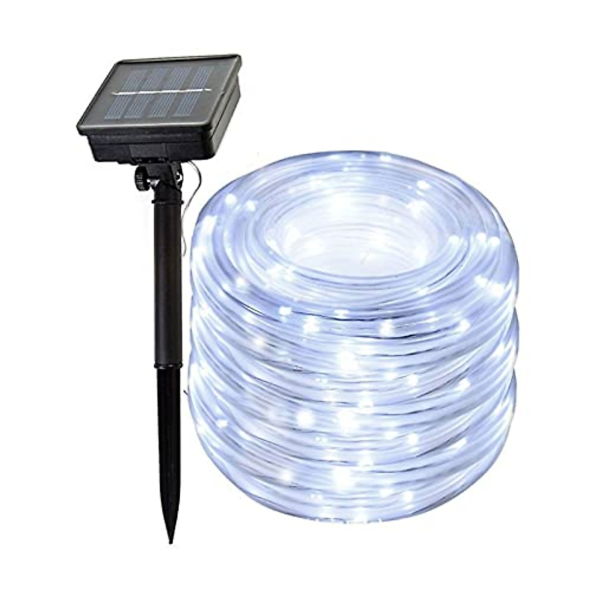 HJHSH Outdoor Solar String Lights, Decorative Lighting Warm White with 8 Modes Festival Lighting Waterproof Multi-Coloured for Patio Home Garden Christmas Parties (Length : 32m, Light : Warm Light)