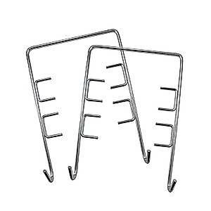 MOASKER 27 Inch Ash Pan Replacement Parts for Char Griller 1224, 1324, 2121, 2222, 2727 and Charbroil Grills, Charcoal Tray with 2pcs Fire Grate Hanger Set