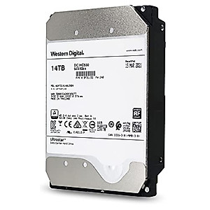 HGST WD Ultrastar DC HC530 14TB SATA 6Gb/s 3.5-Inch Data Center HDD - WUH721414ALE604 0F31152 (Renewed)