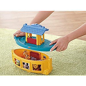 Fisher-Price Little People Noah's Ark playset with 9 figures for toddler and preschool pretend play ages 1 to 5 years