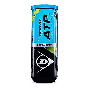 DUNLOP ATP Super Premium Extra Duty Tennis Ball Can - 3 Ball Cans (12 Cans - 1/2 Case)