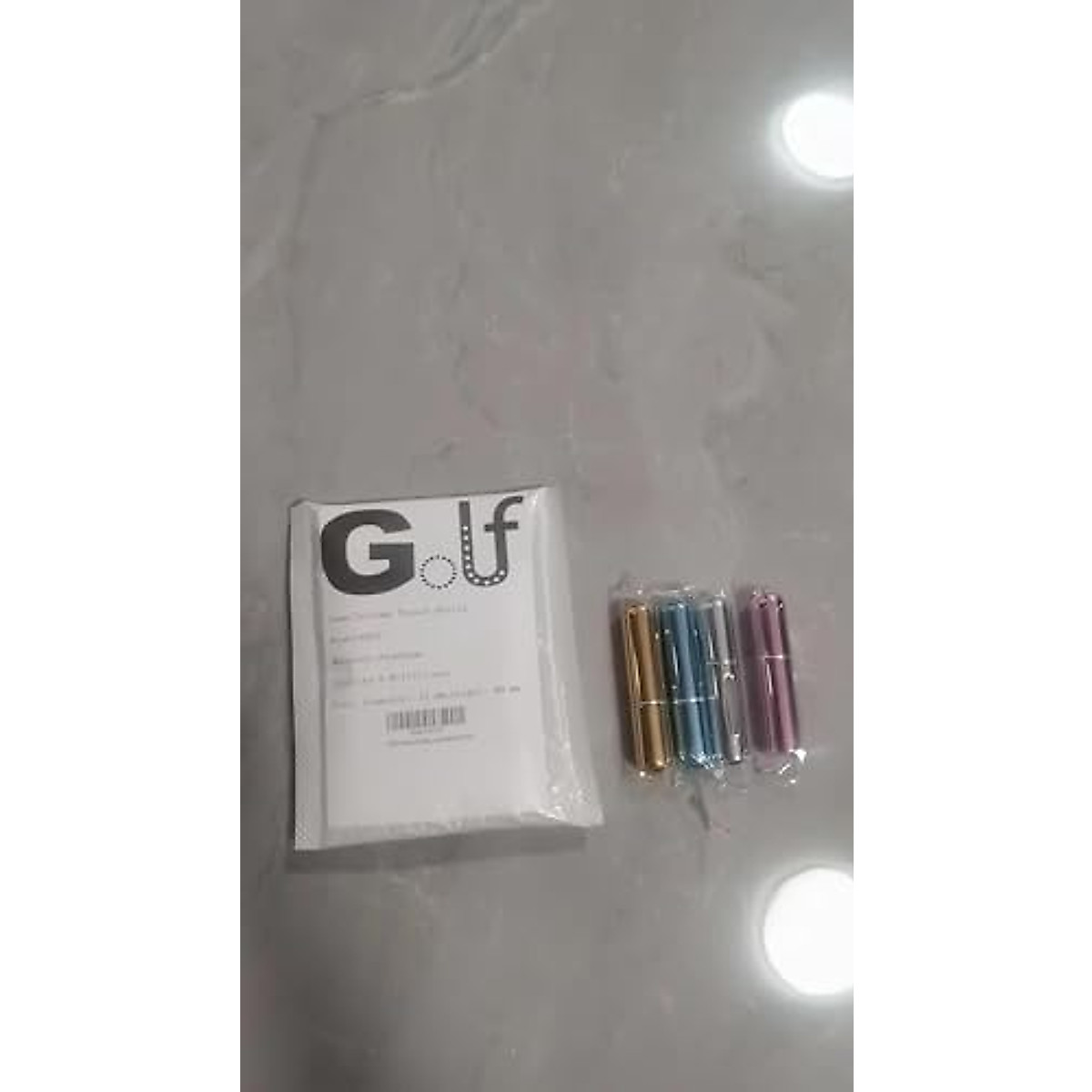 GOLF 5ml Travel Perfume Bottle Refillable Perfume Atomizer for Traveling and Outgoing (style 2)