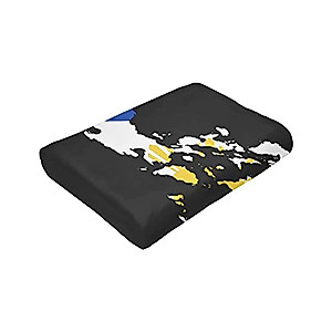 Philippines Terrain Map Blanket Printed Flannel Throw Blanket 50"X40" Anti-Pilling Blanket Bed Sofa Living Room Bedroom