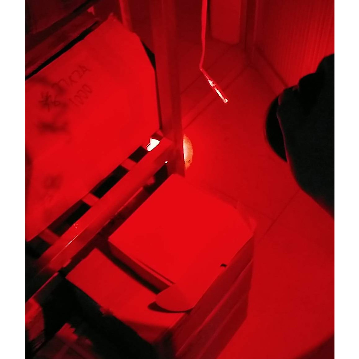 RaySoar 4 Pack Red Light Flashlight, 3 Modes Red LDE Flashlight Red Flashlight for Astronomy, Night Observation and Outdoor Activities