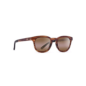 Maui Jim Men's and Women's Koko Head Polarized Classic Sunglasses, Matte Tortoise/HCL® Bronze, Small
