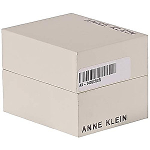 Anne Klein Women's AK/1408CRCR Premium Crystal Accented Cream Bangle Watch