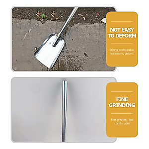 NUOBESTY Fireplace Ash Shovel 16 Inch Handle Coal Ash Shovel Cleaning Coal Shovel Hand Tools Gardening Shovel