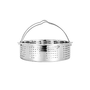 HapWay Stainless Steel Steamer Basket with Egg Steam Rack Trivet Compatible with Instant Pot 5,6 qt Electric Pressure Cooker