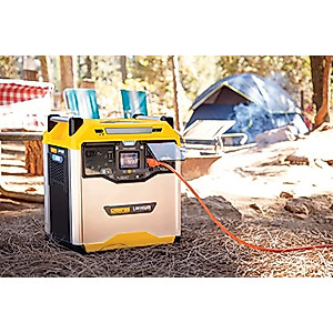 Champion Power Equipment 100593 3276-Wh Power Station 3200/1600-Watt Portable Lithium-Ion Battery Solar Generator