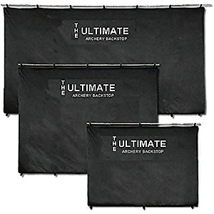The Ultimate Archery Target BackStop Back Stop (Black, 4'x6')