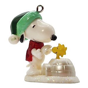 Winter Fun With Snoopy 17th In Series - 2014 Hallmark Keepsake Miniature Ornament