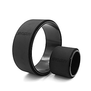 Shogun Yoga Wheel Roller for Back Pain Relief - Back Roller Wheel Stretching Device for Back Pain Relief - Back Cracking Wheel Perfect for Spine Stretching, Improved Flexibility & Mobility