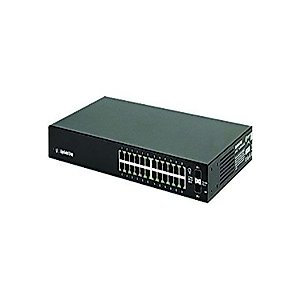 Ubiquiti Networks Edgeswitch 24 Gigabit RJ45 Ports, Mounts, DC Power, (ES-24-LITE),Black