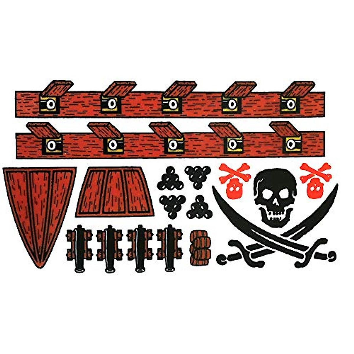 Pirate Decals for Pine Derby Cars