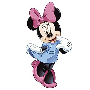 RoomMates RMK1509GM Minnie Mouse Peel and Stick Giant Wall Decal