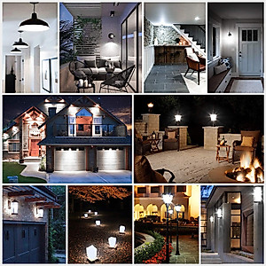 HAONIULED LED Light Bulb E12 Base 16W LED Candelabra Bulb 150 Watt Equivalent, Cool White 6000K 1900 Lumen Non-Dimmable Suitable for Home Indoor attic Corridor Garage Pack of 2