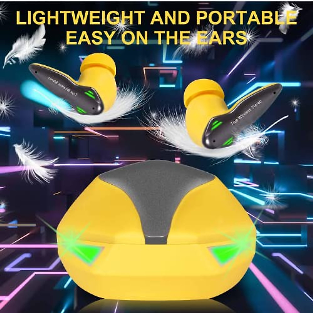 UrbanX Q350 Wireless Earbuds in Ear Bluetooth Headphones for Amazon Kindle Fire Hd with Microphone & Digital Display Ipx7 Waterproof Deep Bass Bluetooth Earbuds for Lenovo Phones