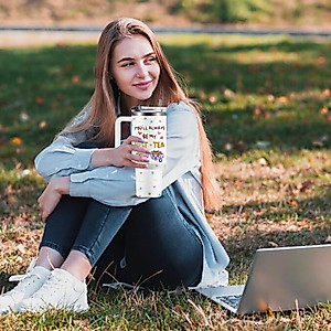 NIAXAUYT Friend Gifts for Women, You'll Always be My Best-Tea Stainless Steel Tumbler Cup Set 40oz, Birthday Gifts for Friendship, Funny Christmas Gifts for BFF Bestie Mug with Handle