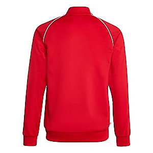 adidas Kids' Adicolor Superstar Track Jacket, Better Scarlet, Medium