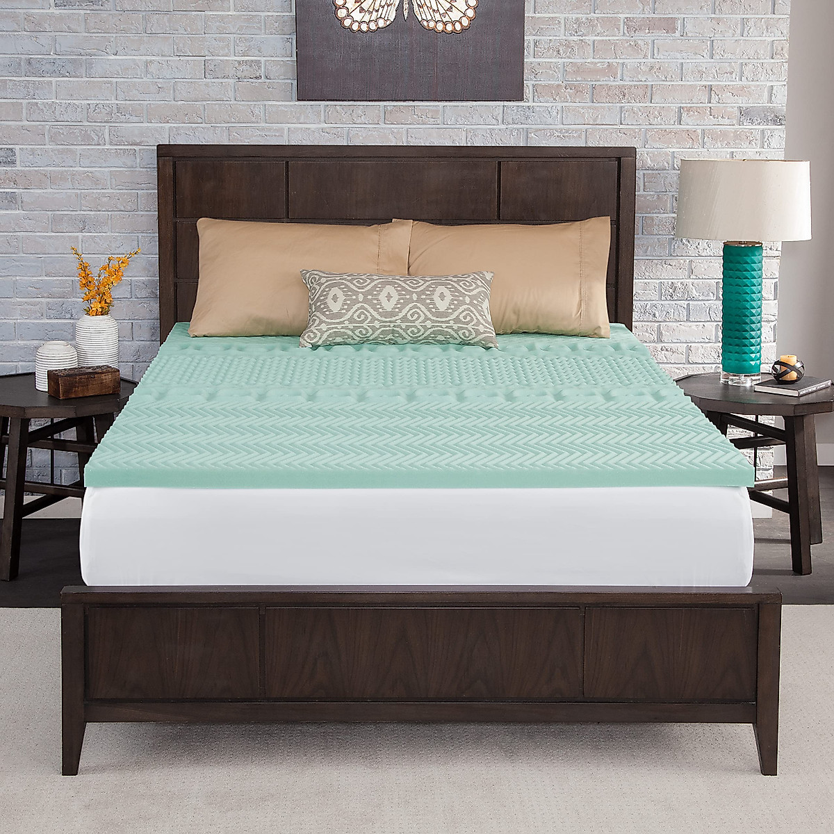 Dream Serenity EcoZone 2" Memory Foam Mattress Topper Twin XL