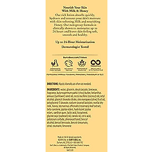 Burt's Bees Hand Cream for Dry Skin, Unscented, Ultimate Care with Baboab Oil, Milk & Honey 6 Ounce (Pack of 3) (Packaging May Vary)