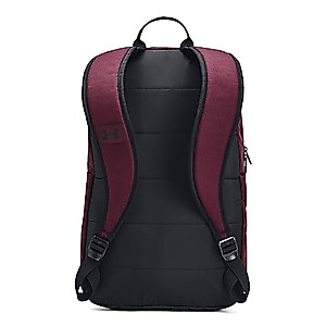 Under Armour Halftime Backpack, (601) Dark Maroon/Black/Metallic Black, One Size Fits All