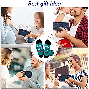 Easter Basket Stuffers for Teens, Easter Day Socks for Women, Unisex Novelty Funny Socks Holiday Socks for Girls