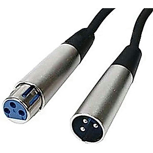 5 Pack Studio Z Microphone Cable 20 FT Mic XLR Cables Low Z Balanced Audio Male to Female Oxygen Free Braided Copper 3 Pin Built to Last (5 Pack 20ft)