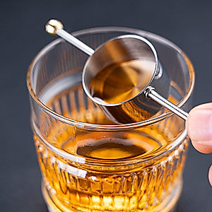 Stainless Steel Bar Cocktail Jigger with Handle for Home Bar Restaurant Use